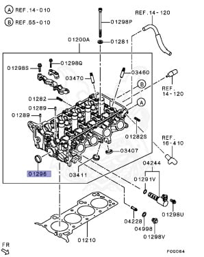 MF665541 - Mitsubishi - Cap, Cylinder Block - Nengun Performance