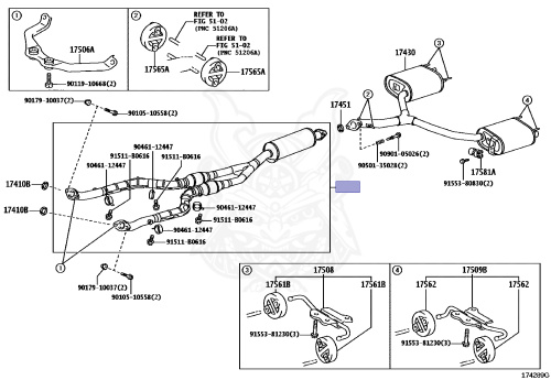 17410-31440 - Toyota - EXHAUST, FRONT PIPE ASSY - Nengun Performance