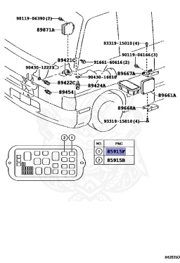 90987-02017 - Toyota - Fuel Heater fuse No 4 - Nengun Performance
