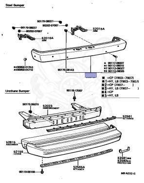 52151-19575 - Toyota - Bumper lining - Nengun Performance