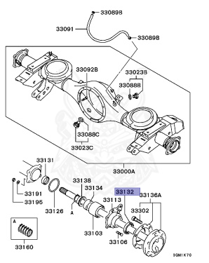 MB664612 - Mitsubishi - Oil Seal, Rr Axle Shaft, Otr - Nengun Performance