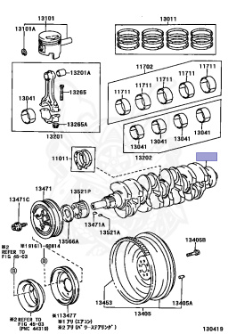 13401-54061 - Toyota - CRANKSHAFT - Nengun Performance