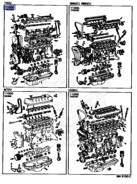 19000-42080 - Toyota - Engine Assy, Partial - Nengun Performance
