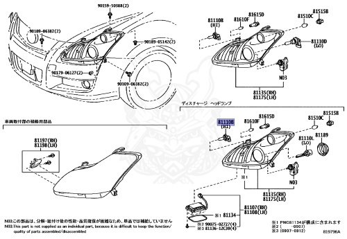 90981-13046 - Toyota - Bulb (for Headlamp, No. 1) - Nengun Performance