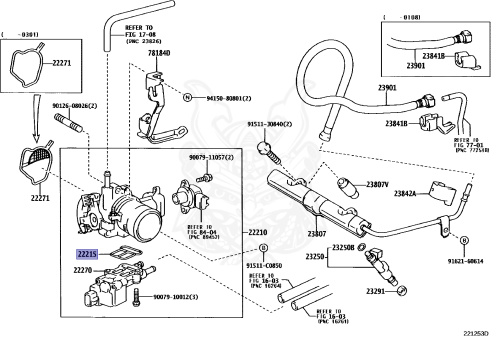 22215-7A680 - Toyota - Gasket, Throttle Body Cover - Nengun Performance