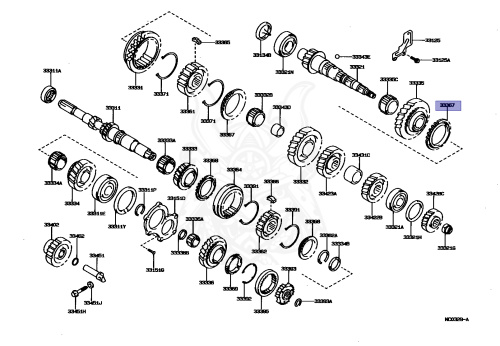 33367-20040 - Toyota - Ring, Synchronizer, No.1 - Nengun Performance