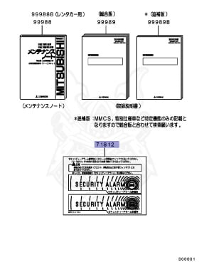 MR570154 - Mitsubishi - Label, Theft Proof - Nengun Performance