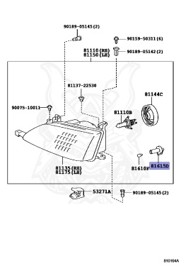90075-99044 - Toyota - Socket, Bulb - Nengun Performance