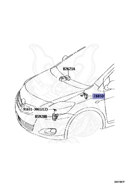 28850-40010 - Toyota - Sensor Assy, Battery Current - Nengun Performance