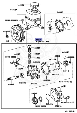 44320-60310 - Toyota - Pump Assy, Vane - Nengun Performance