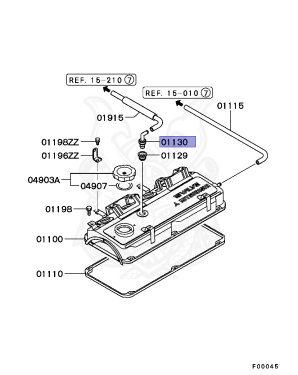 MD301843 - Mitsubishi - Valve, Pcv - Nengun Performance