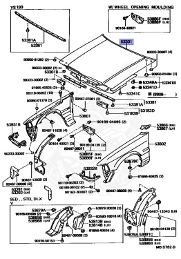53301-30181 - Toyota - Hood Sub-assy - Nengun Performance