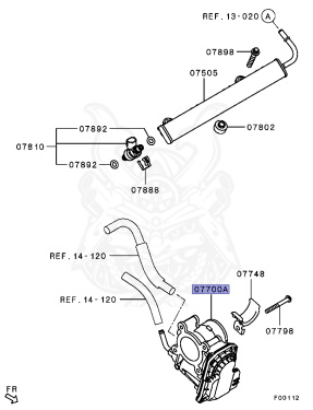 MN195709 - Mitsubishi - Throttle Body Assy - Nengun Performance