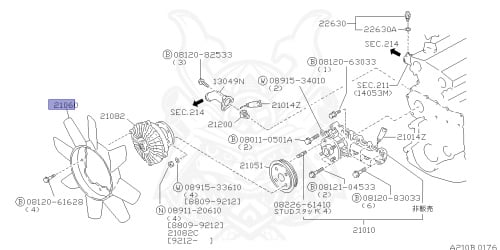 21060-72L00 - Nissan - Fan, Cooling - Nengun Performance