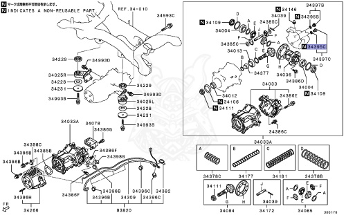 MD000312 - Mitsubishi - Gasket, T / F Oil Drain Plug - Nengun Performance