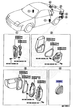 62952-20210 - Toyota - Louver, Quarter Ventilation - Nengun Performance
