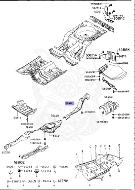 FA55-56-410A - Mazda - Rear Insulator No. 1 - Nengun Performance