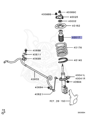 4060A532 - Mitsubishi - Damper, Fr Susp Strut - Nengun Performance
