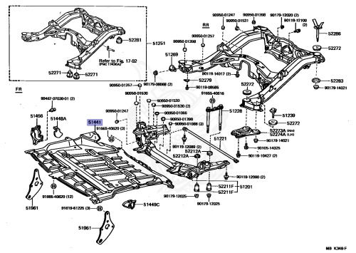 51441-14110 - Toyota - Cover, Engine Under, No.1 - Nengun Performance