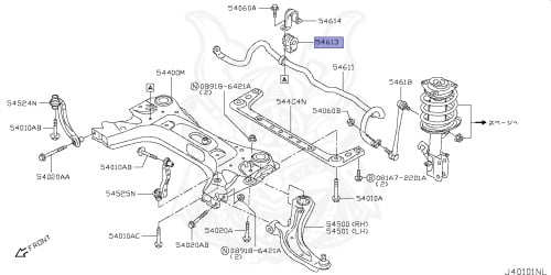 54613-3RA0C - Nissan - Bush And Stabilizer - Nengun Performance