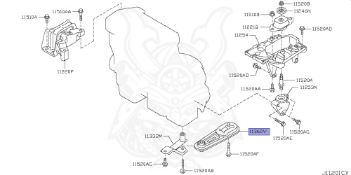 11360-1KA0A - Nissan - Torque Rod Assembly - Nengun Performance