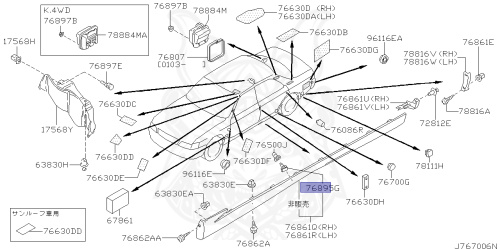 G7656-13310 - Nissan - Clip - Nengun Performance