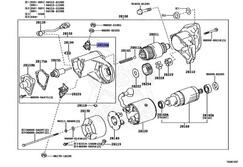 28226-54220 - Toyota - Starter Kit, Motor Terminal - Nengun Performance