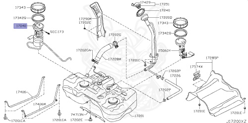 17040-JG00A - Nissan - Fuel Pump, In Tank - Nengun Performance