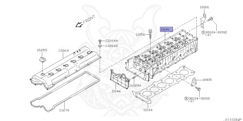 11040-VC200 - Nissan - Cylinder Head Assembly - Nengun Performance