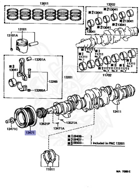 13407-42020 - Toyota - Pulley, Crankshaft - Nengun Performance