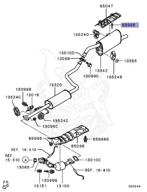 MU000202 - Mitsubishi - Rivet, Floor Heat Protector - Nengun Performance