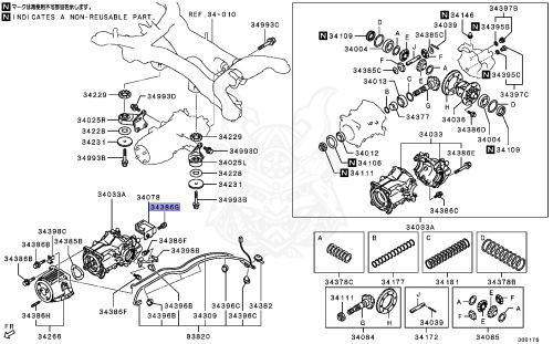 MF241284 - Mitsubishi - Bolt, Rr Susp Stabilizer - Nengun Performance