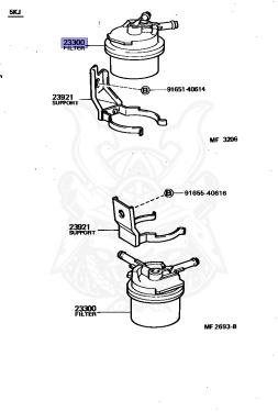 23300-34100 - Toyota - Fuel Filter Assy - Nengun Performance