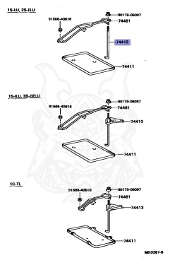 74451-14010 - Toyota - Bolt, Battery Clamp - Nengun Performance