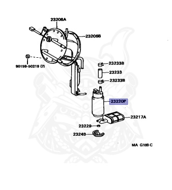 23221-46010 - Toyota - Pump Assy, Fuel - Nengun Performance