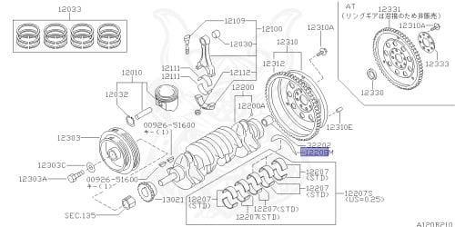 12280-60J00 - Nissan - Thrust Washer - Nengun Performance