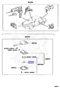 89745-22010 - Toyota - Battery, Transmitter - Nengun Performance