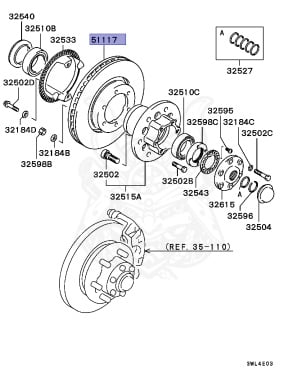 MB895730 - Mitsubishi - Disc, Fr Brake - Nengun Performance