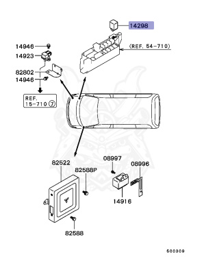 MD113566 - Mitsubishi - Relay, Alternator Safety - Nengun Performance