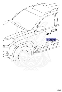 81730-60120 - Toyota - Lamp Assy, Side Turn Signal, Rh - Nengun Performance