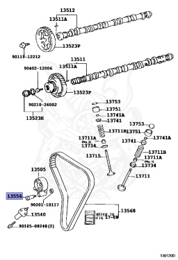 13556-46010 - Toyota - Shaft, Timing Belt Idler - Nengun Performance