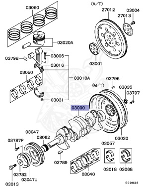 MD102601 - Mitsubishi - Crankshaft - Nengun Performance