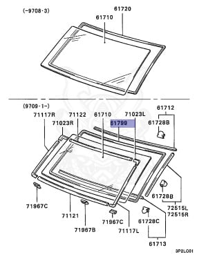 MB292508 - Mitsubishi - Dam, Windshield - Nengun Performance
