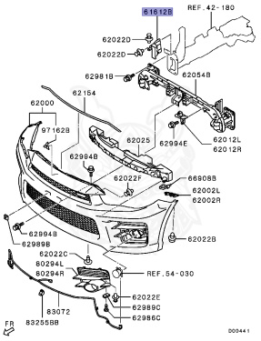 6400A480 - Mitsubishi - Guide, Fr End Panel - Nengun Performance
