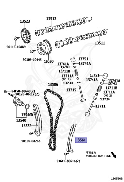 13561-22020 - Toyota - Damper, Chain Vibration, No.1 - Nengun Performance