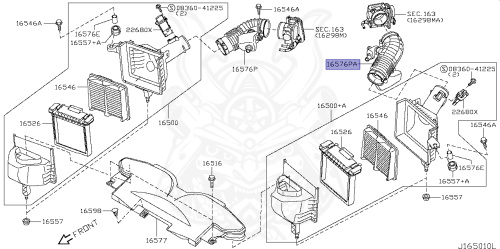 16576-EJ70B - Nissan - Air Duct - Nengun Performance