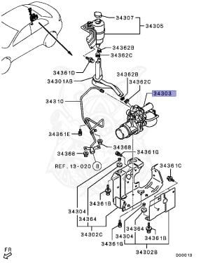 3520A071 - Mitsubishi - SST and GSR AYC/ACD pump - Nengun Performance