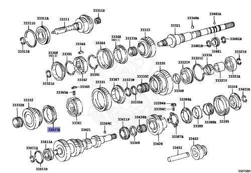33037-60040 - Toyota - Ring Set, Synchronizer, No.1 - Nengun Performance
