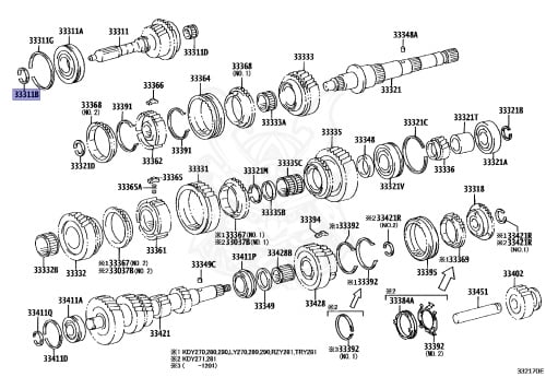 90520-38008 - Toyota - Ring, Shaft Snap (for Front Bearing) - Nengun ...