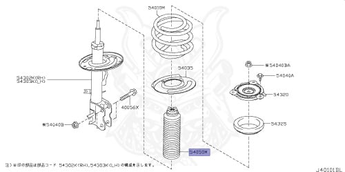 54050-JP00A - Nissan - Bumper Assembly - Nengun Performance